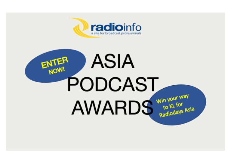 Asia Podcast Awards 2023 – ENTER NOW! – Radiodays Asia