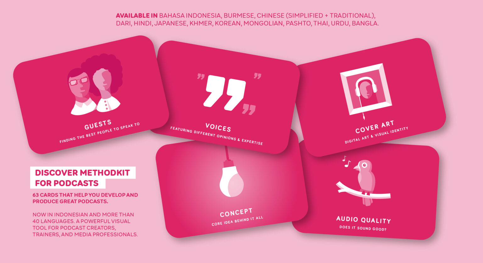 Design and Plan Your Podcast with the MethodKit for Podcasts – Radiodays Asia